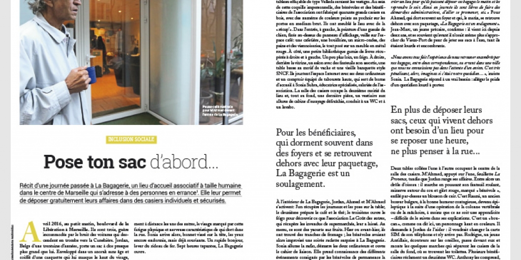 Pose ton sac d’abord… Un reportage à La Bagagerie de Marseille | Solidarum